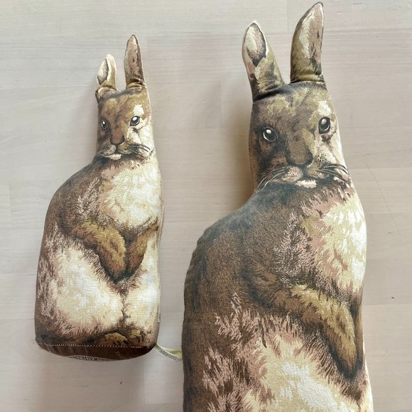 Accents | Arnold Print Works Rabbit Plush Set Of Rabbits | Poshmark